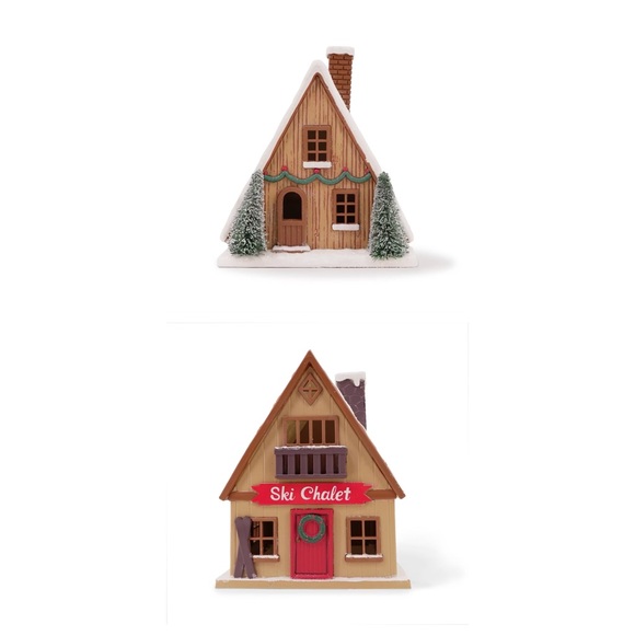 Target | Holiday | Target Bullseye Light Up Christmas Village Set Of 2 ...